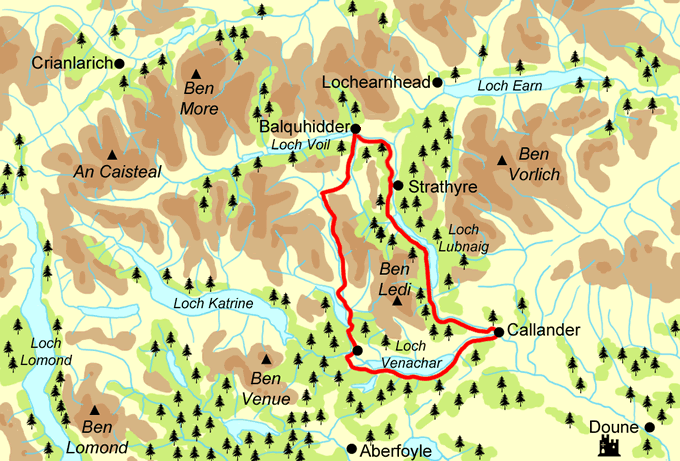 Contours walk our Rob Roy Way Short Break — Contours Walking Holidays